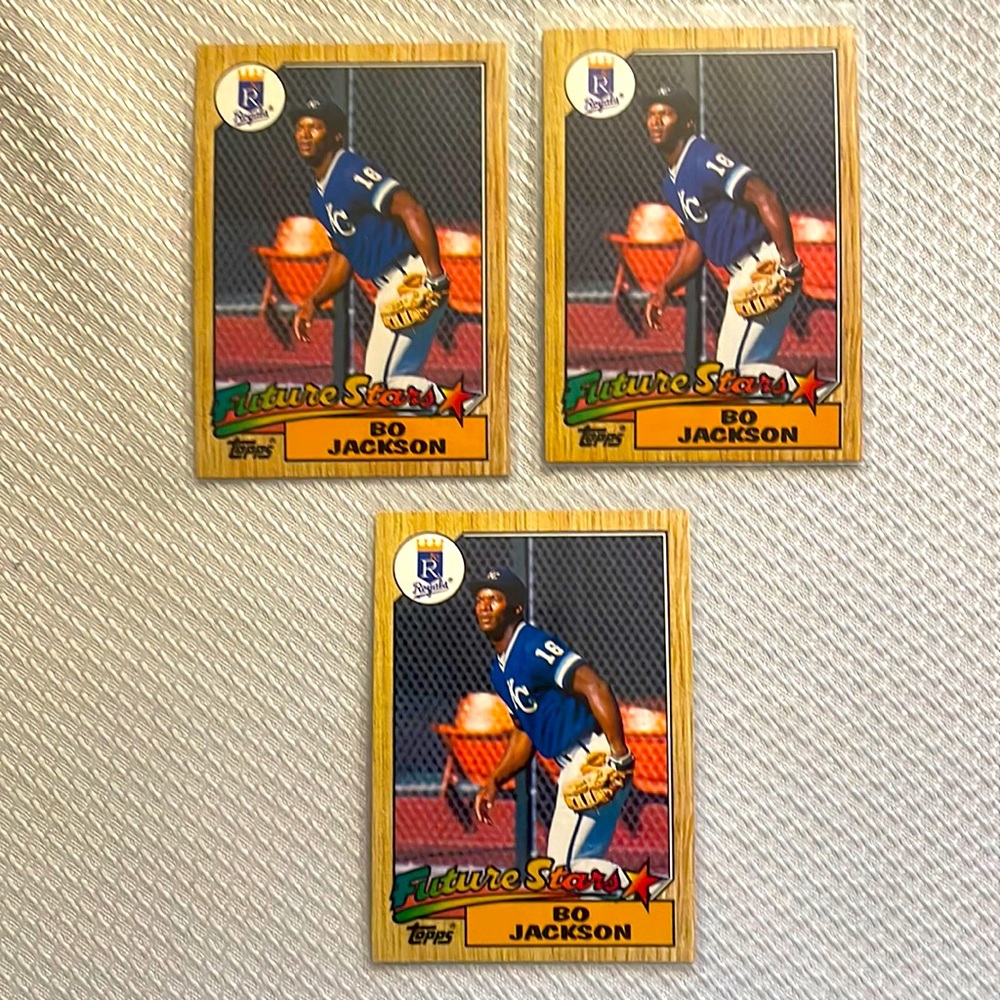1987 Topps Chewing Gum Bo Jackson Future Stars Baseba… - Gem